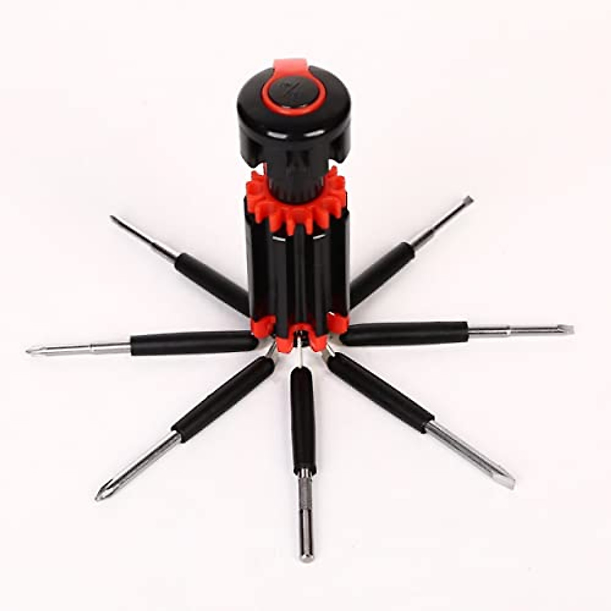 Multifunctional 8-in-1 Screwdrivers Tool with Worklight and Flashlight, Portable Multi Tool Screwdriver Professional Repair Tool, General Screwdriver Multitool for Home Kitchen Car