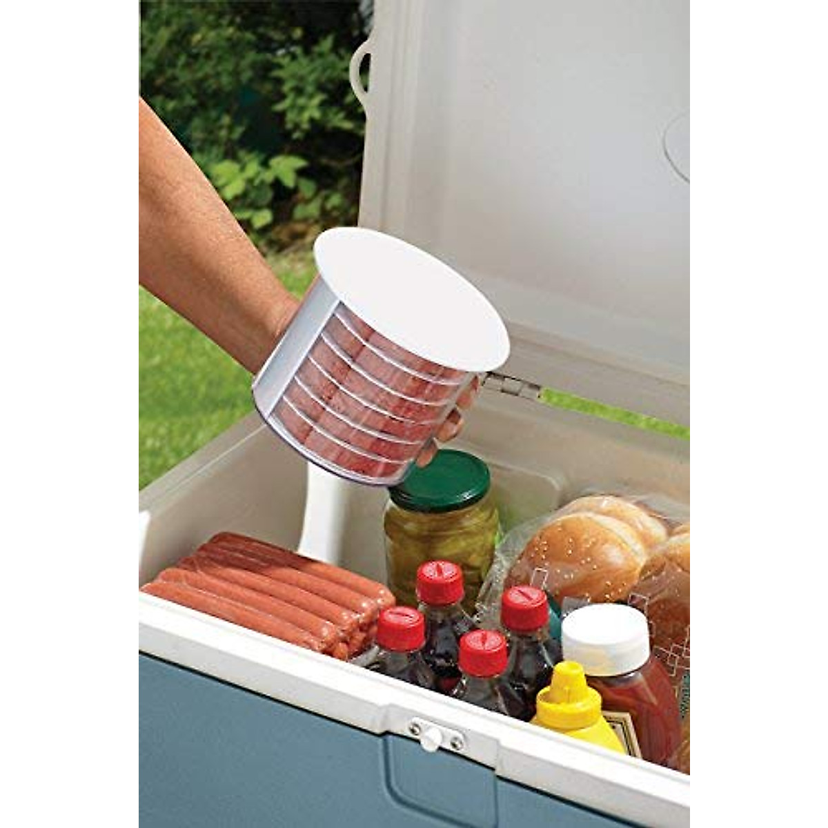 Mr. Bar-B-Q 12 Piece Patty Press Set | Save Time with Early Prep | Quick Release Insert | Makes Perfect Patties Every Time | Refrigerator and Dishwasher Safe | Great for Picnics and Tailgating