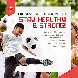 Bovine Colostrum Chewable Tablets - TBR Labs - with Immunoglobulins and Lactoferrin - for Immune & Gut Health, USA Sourced, 100% First Milking - Strawberries & Cream - 180 Tablets (90 Servings)