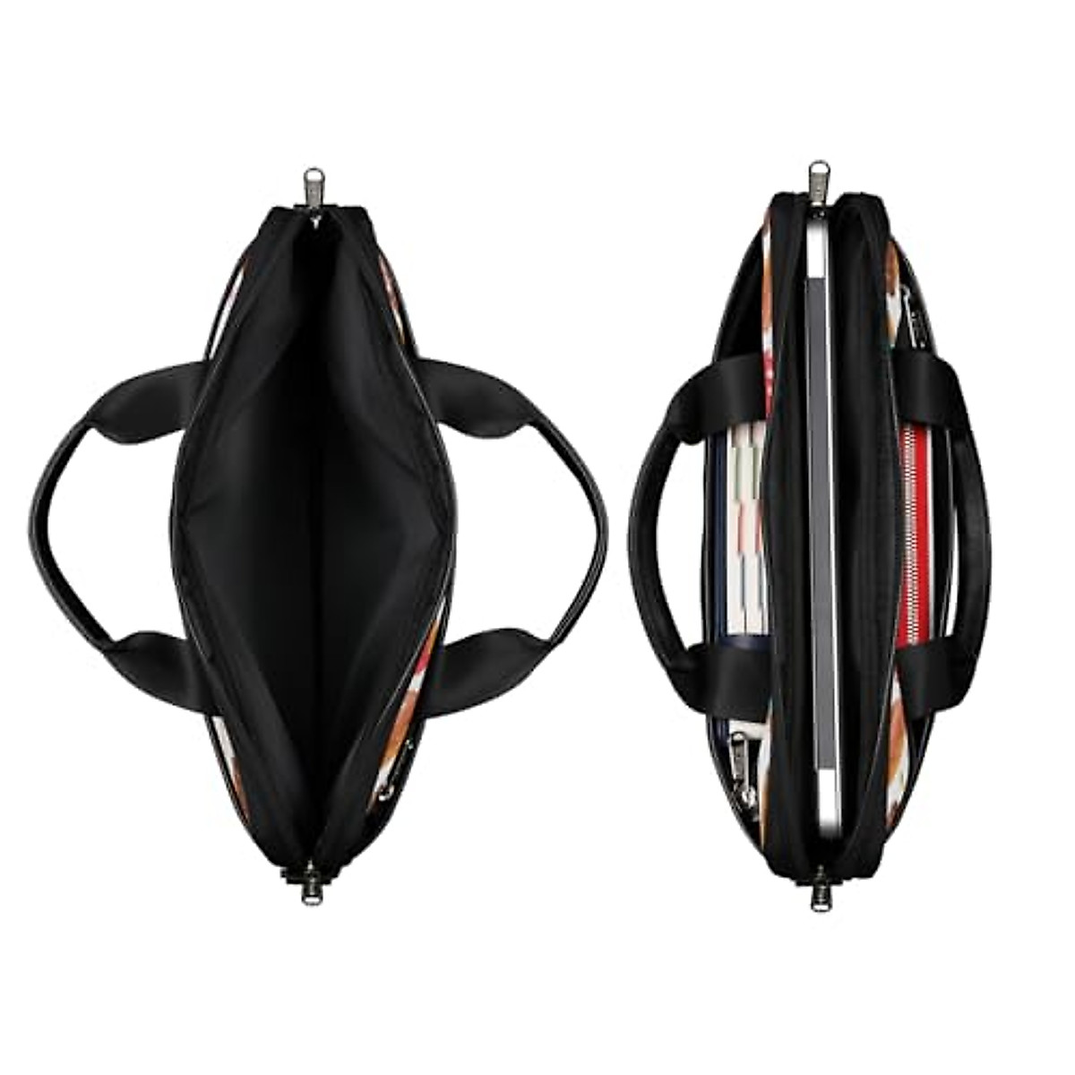 Donut Laptop Computer Bag Waterproof Shoulder Messenger Bag 13-15 inch Durable Laptop Tote Bag with Shoulder Strap Handle Lightweight Crossbody Briefcase