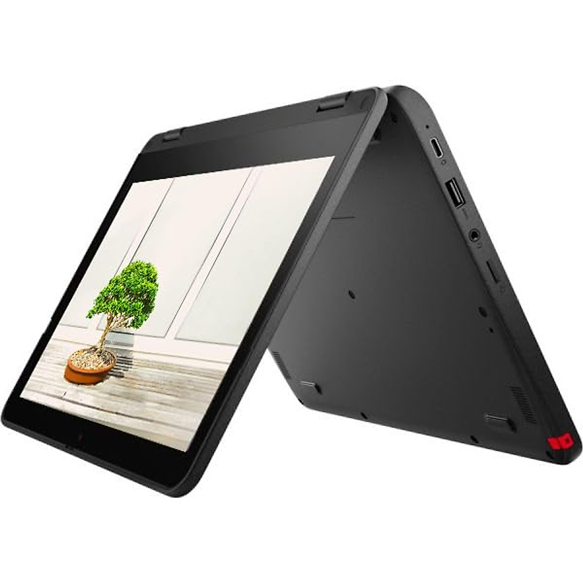 Lenovo 2023 Convertible 2-in-1 Lightweight Chromebook, 11” HD IPS Touchscreen, Intel Processor Up to 2.60GHz, 4GB Ram, 32GB SSD, Super-Fast WiFi, Chrome OS, Dale Black (Renewed)