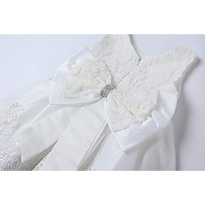 LZH Baby Girl White Dresses 3-6 Months,Baptism Dresses Baby Girl Christmas Dress,Baby Girl Party Dress Wedding Pageant