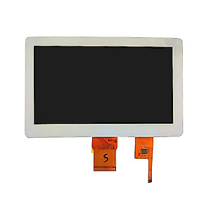 SANZAMELIN 7 inch TFT LCD Screen 1024x600 Resolution IPS Full Viewing Angle RGB Interface Rounded Touch capacitive Screen