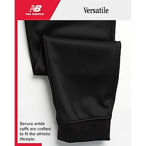 New Balance Boys’ Sweatpants – 4 Pack Active Tricot Jogger Sweatpants – Performance Track Pants with Pockets for Boys (4-20), Size 14-16, Lead/Raincloud