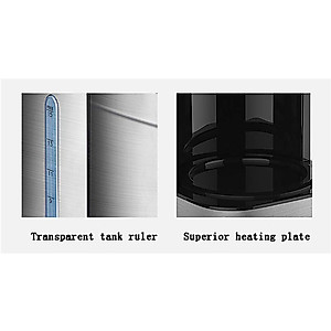 NOALED Coffee Maker Stove Top, Coffee Machine Espresso Coffee American Home Coffee Pot Automatic Tea Machine 1.5L Capacity