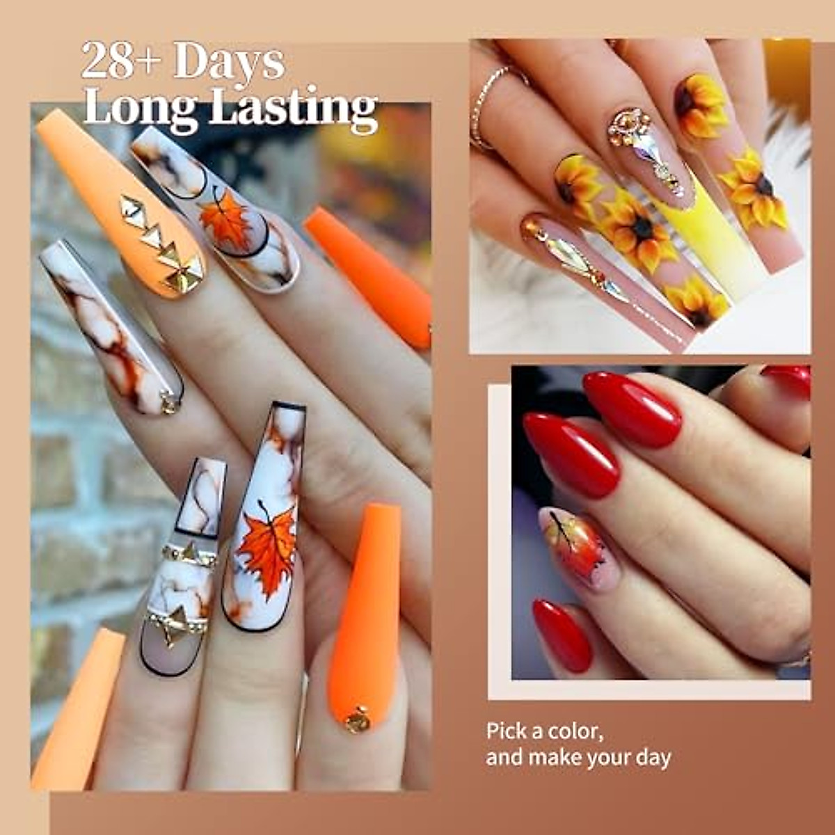 36 Colors Acrylic Powder Set - NICOLE DIARY Popular Acrylic Nail Powder Starter Set for Nail Extension, Nail Carving, Nail Salon & DIY Manicure at Home