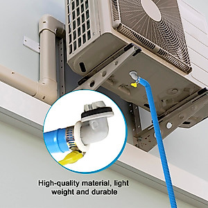 Air Jade 3/5'' Air Conditioner Drain Hose Connector Elbow Fitting with 5.2ft AC Water Drain Hose Kit, Replacement Parts for Mini Split Units and Window AC Units