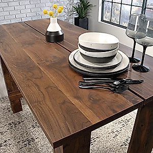 Sauder Boone Mountain Counter Height Dining Table, L: 55.12" x W: 25.59" x H: 35.39", Grand Walnut Finish