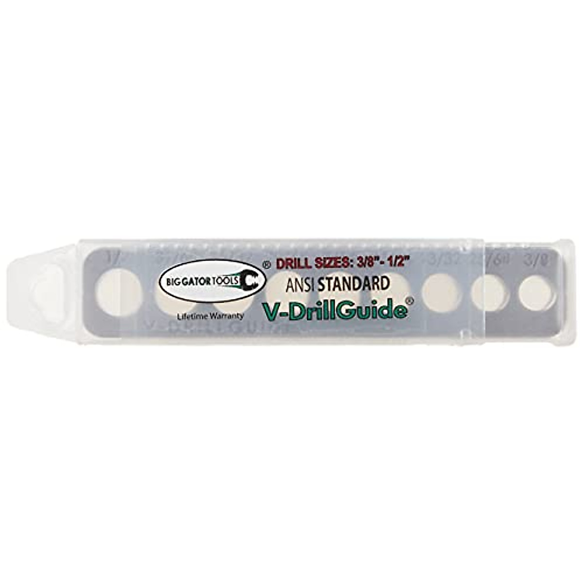 Big Gator Tools V-Drill Guide, Standard Sizes 3/8" to 1/2"