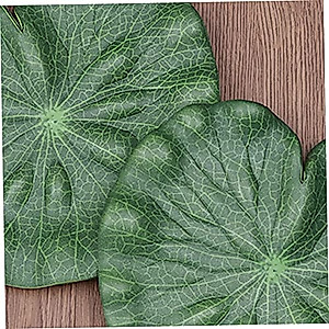NOLITOY Lotus Leaves 30 Pcs Fleur De Lis Decor Green Decor Green Plants Mask Lilly Pads Artificial Lily Pads Artificial Leaves Artificial Plants Artificial Leaf Water Lotus Pool