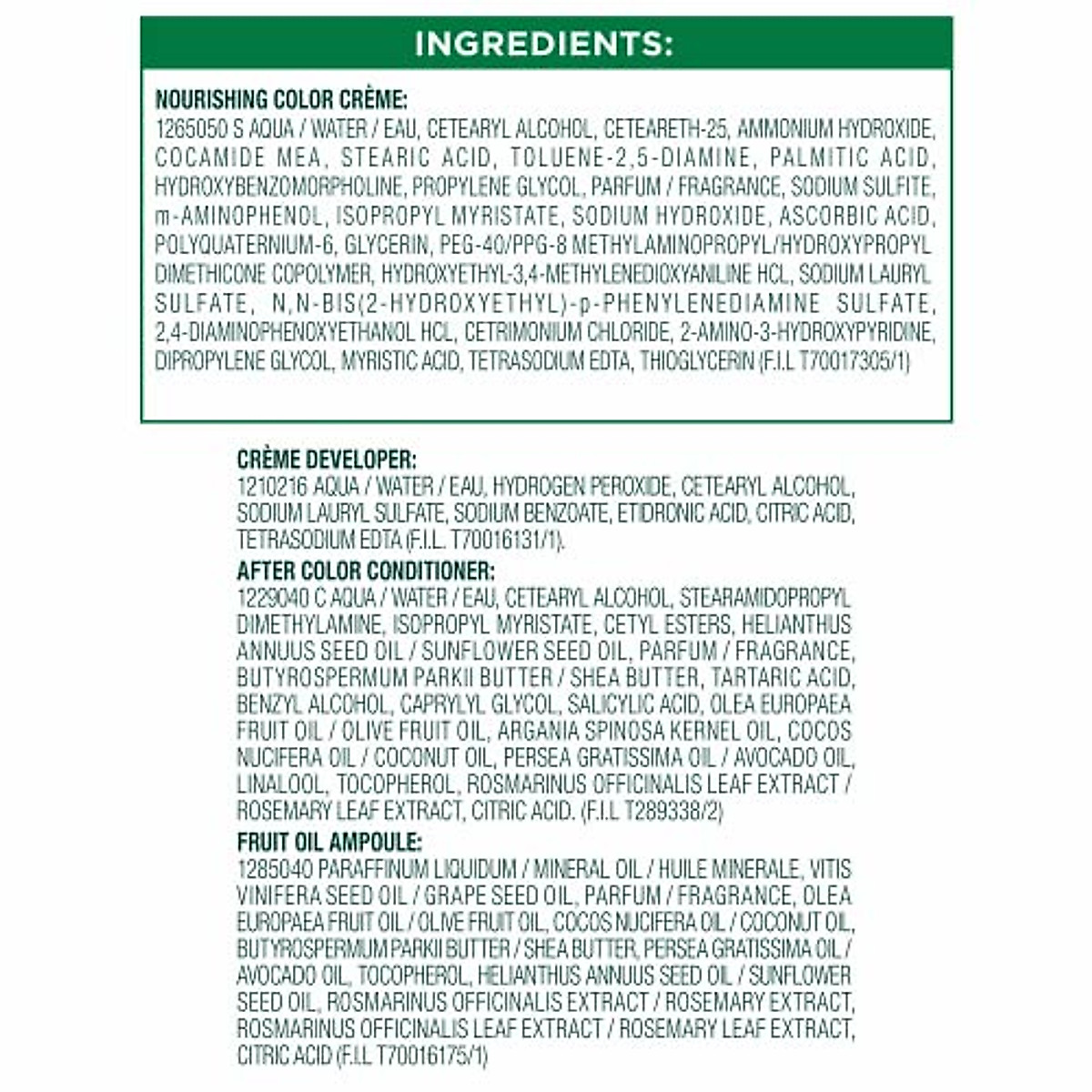 Garnier Hair Color Nutrisse Nourishing Creme, 10 Black (Licorice) Permanent Hair Dye, 1 Count (Packaging May Vary)