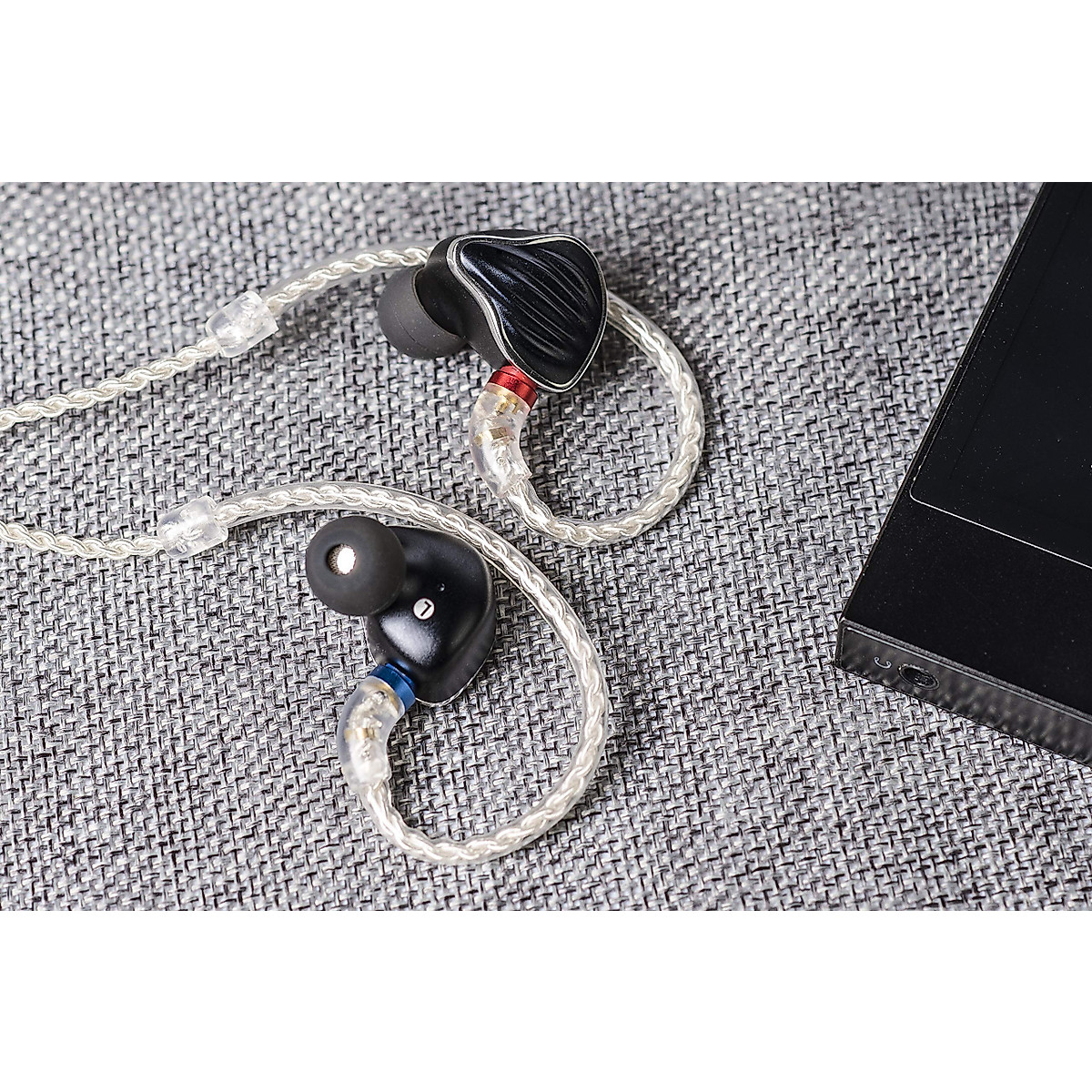 FiiO FH5 Best Over The Ear Headphones/Earphones Detachable Cable Design HiFi Quad Driver Hybrid (1 Dynamic + 3 Knowles BA) in-Ear Monitors for iOS and Android Computer PC Tablet