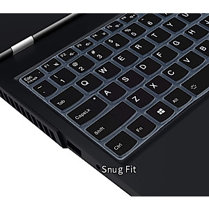 Keyboard Cover for Lenovo Legion Pro 7 7i 16" / Legion 5 5i Pro/Legion 5 5i 5p 5pi 7i 15.6" 17.3" Gaming Laptop/Legion Slim 7 7i 15.6 / IdeaPad 3 3i 15.6 Gaming, LOQ 15.6" 16" Protector -Black