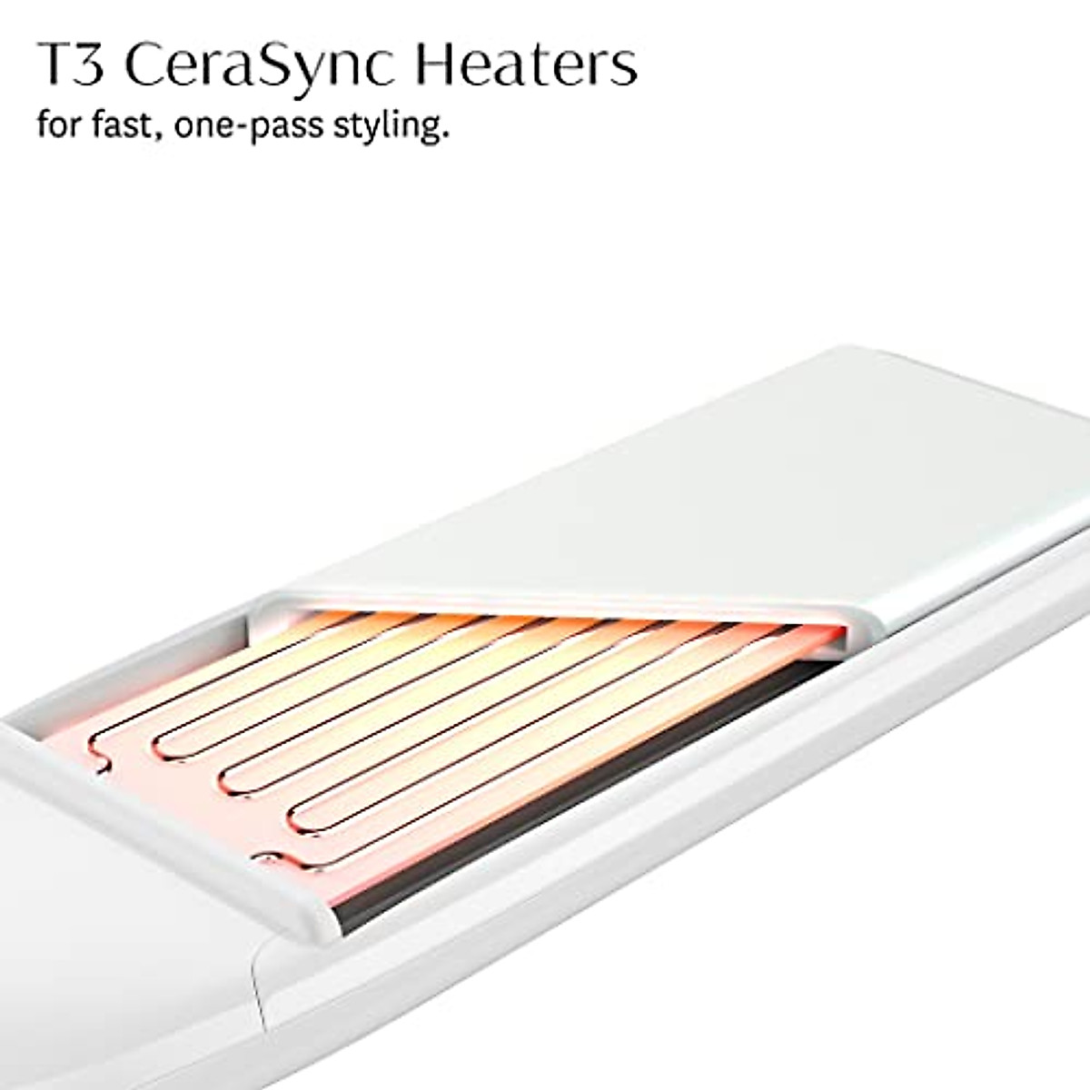 T3 Lucea 1.5” Professional Flat Iron with Wider Plates for Smooth, Frizz-Free Results on Long, Thick or Coarse Hair, Custom Blend Ceramic Straightening & Styling Iron with 9 Adjustable Heat Settings