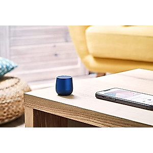 Lexon MINO+ Portable Bluetooth Mini Speaker with HD Sound, Rechargeable and Pairable - Dark Blue