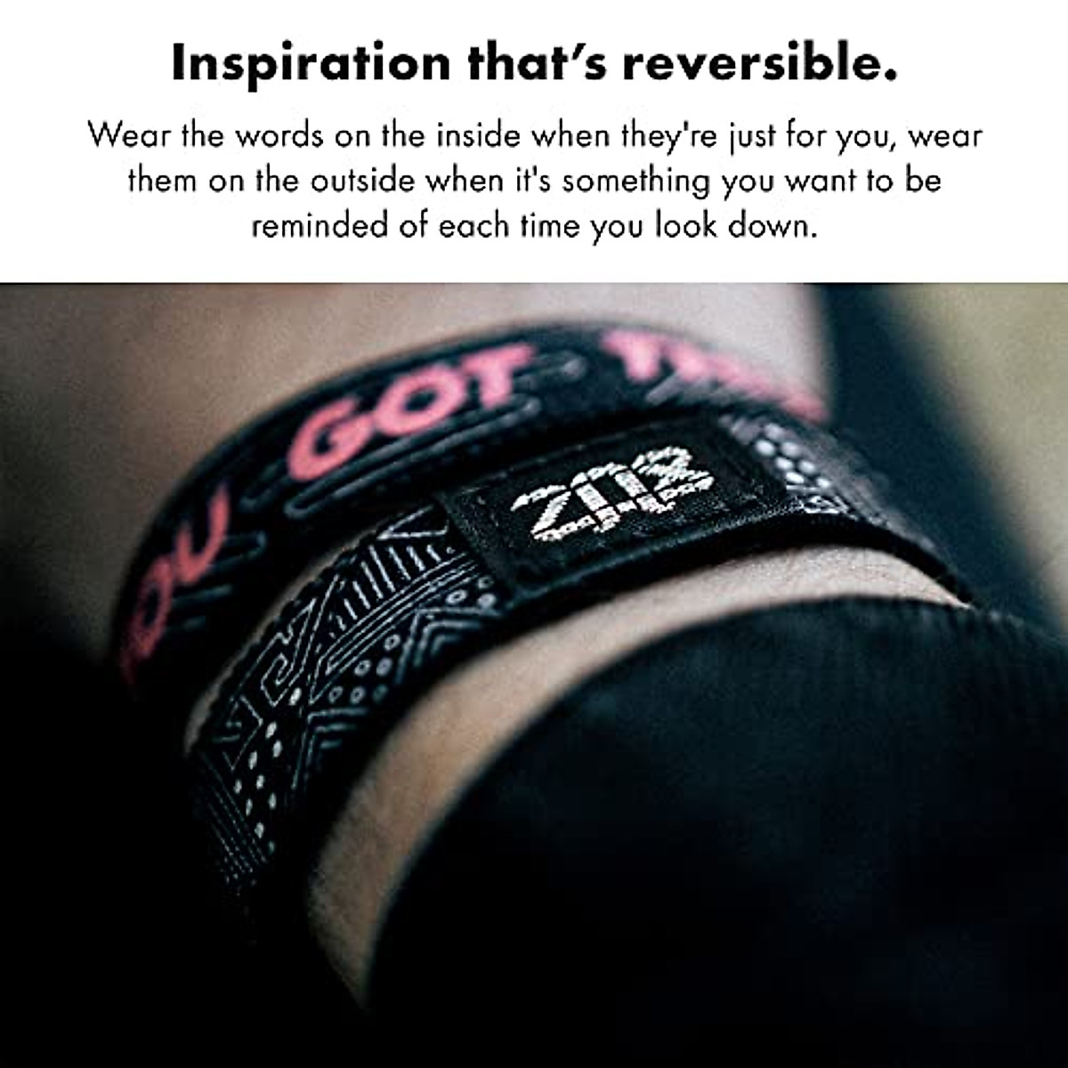 ZOX Bracelets — You Got This | Stretchy Elastic Band with Motivational Affirmations and Beautiful Artwork, Great Gift for Men, Women, and Kids (Small)