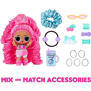 LOL Surprise Hair Dolls, Series 2 with 10 Collectible Doll with Real Hair, Including Stylish Fashion Accessories, Holiday Toy, Great Gift for Kids Girls Boys Ages 4 5 6+ Years Old
