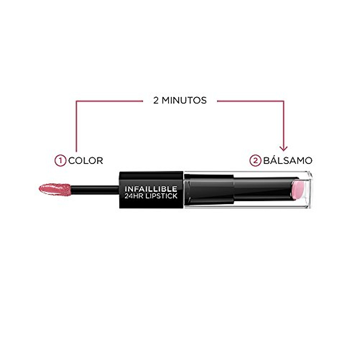 L'Oréal Paris Infallible Pro Last 2 Step Lipstick, Berry Chic, 1 fl. oz.