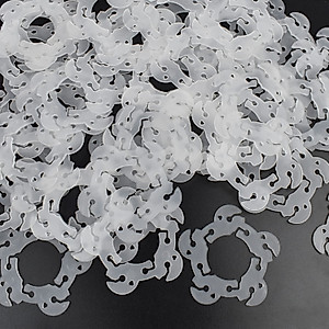 Miliocry Balloon Clips 100 pcs, Balloon Arch Bracket Buckle, Balloon Connectors Clip Holders for Decor Balloon Arch Column Stand Garland Birthday Wedding Baby Shower Party Decorations