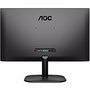AOC 24B2XH 24" Full HD IPS Monitor, 3-Sided Frameless & Ultra Slim HDMI and VGA inputs, Lowblue Mode, VESA compatible,Black