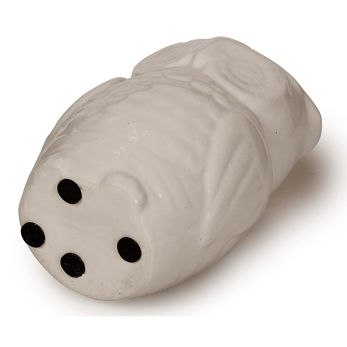 ABHANDICRAFTS Utensil Holder for Kitchen Counter 7.5" Inch Multi-Purpose Ceramic Organizer for Kitchen Decor, Paint Brush, Flower Vase, Cooking Tool Utensils Caddy for Countertop White