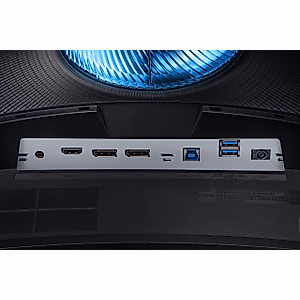 SAMSUNG Odyssey G7 Series 32-Inch WQHD (2560x1440) Gaming Monitor, 240Hz, Curved, 1ms, HDMI, G-Sync, FreeSync Premium Pro (LC32G75TQSNXZA) (Renewed)