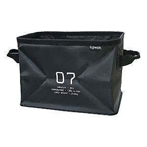 SLOWER HANG STOCK STORAGE SLW270 Folding Box, Hangstock, Storage, 5.3 gal (20 L), Black, 5.3 gal (20 L)