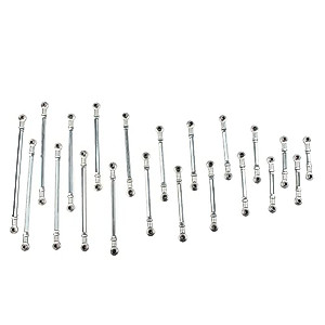 DAMAI 245mm Steering Tie Rod kit Ball Joint M8 Ball Joiner Bolt Tie Rod for 50cc 70cc 90cc 110cc 125cc 200cc 250cc Quad Dirt Bike ATV Go Kart