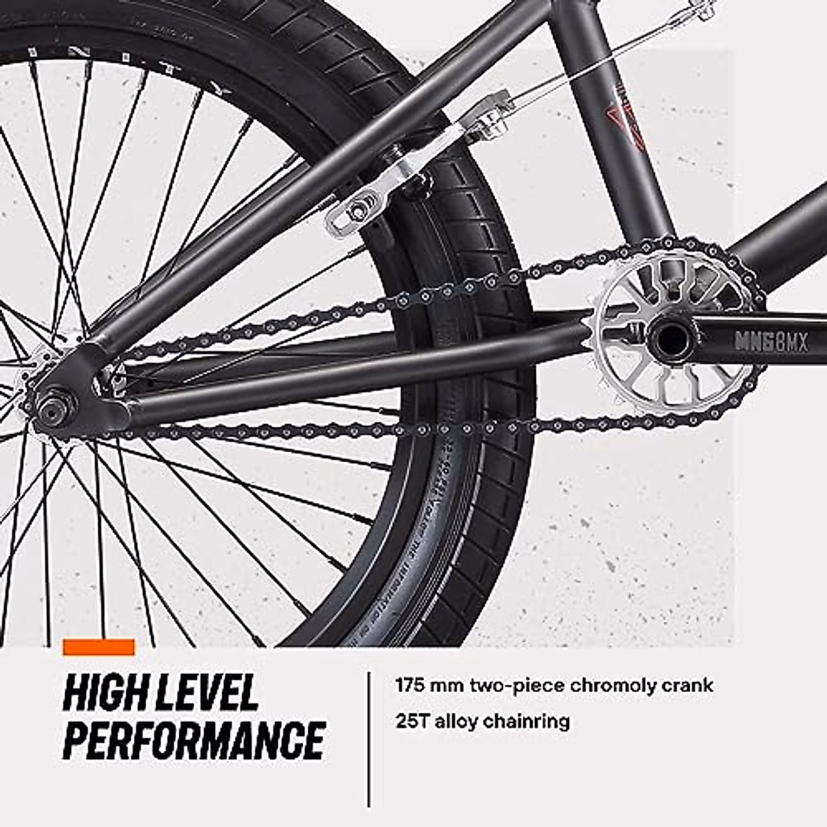 Mongoose Legion L100 Freestyle Mens and Womens BMX Bike, Advanced Riders, Adult Steel Frame, 20-Inch Wheels, Grey/Black