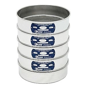 8" Sieve, All Stainless, Full Height, 3/8"