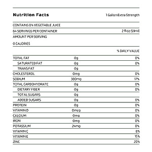Pickle Juice Sports Drink 1 Gallon, Extra Strength - Relieves Cramps Immediately - Electrolyte Pickle Juice for Day & Night Time Cramp Relief - Bulk Pickle Juice for Leg Cramps - 1 Gallon