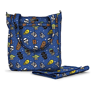 JuJuBe New! Be Light - STAR WARS™ Galaxy of Rivals, Tote, Large Baby Diaper Bag w/Changing Pad, Travel Bag for Boy or Girl, Lightweight Backpack for Baby Essentials, Baby Bottles, Diapers, Pacifiers