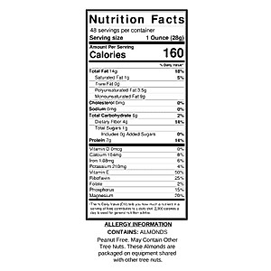 Wild Soil Beyond Almonds, Unflavored– 20% Higher Protein Than Other Almonds, Distinct and Superior to Organic, Raw