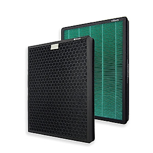 PUREBURG Replacement True HEPA Filter Set Compatible with Coway Airmega 400 400S Air Purifier, Part Number 3111735,H13 3-Stage Filtration Activated Carbon