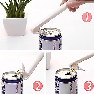 Multifunctional Can Opener Ring Pull Tab Cans Tins Bottles Opener for Pet Cat Dog Foods Canned Hanging Can Opener 6 pieces