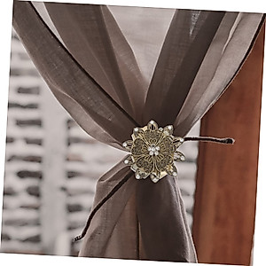 Curtain Tie Magnetic Curtain Buckle Magnetic Curtain Holdbacks Curtain Alloy Buckle Curtain Drape Tie Magnetic Curtain Strap Magnetic Drapery Buckle Delicate Drapery Tiebacks