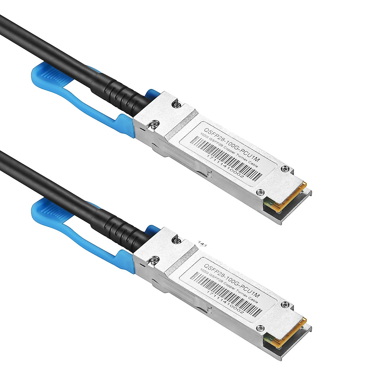 100G QSFP28 DAC Cable - 100GBASE-CR4 QSFP28 to QSFP28 Passive Direct Attach Twinax Copper Cable Compatible with Cisco QSFP-100G-CU1M, 1-Meter (3.3ft)