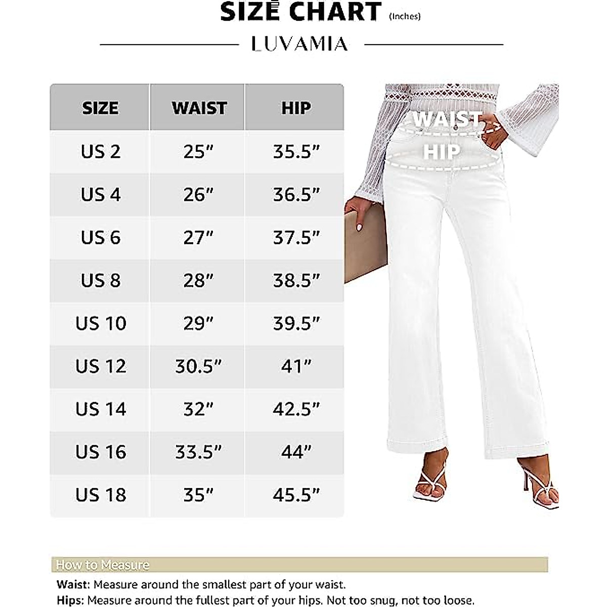 luvamia Wide Leg Jeans for Women High Waisted Baggy 90S Jeans Distressed Stretchy Denim Pants Trendy High Rise Jeans for Women Western Wear for Women Baggy Jeans Women Brilliant White Size US 18