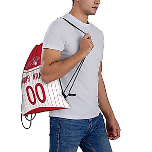 INAOO Drawstring Bags Philadelphia Personalized Backpack Gifts for Men Women