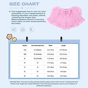 Kaerm Little Girls Summer Shorts Breathable Cotton Ruffle Hear-Shaped Pull On Boyshorts Pants