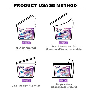 NATRUTH Moisture Absorbers With Lavender Scent,10.5OZ*12-Pack Portable Closet Dehumidifier, Odor Eliminator Absorber Bucket,Humidity Absorber,Cleaner Air Dehumidifier for Closet,Bathrooms, Boats