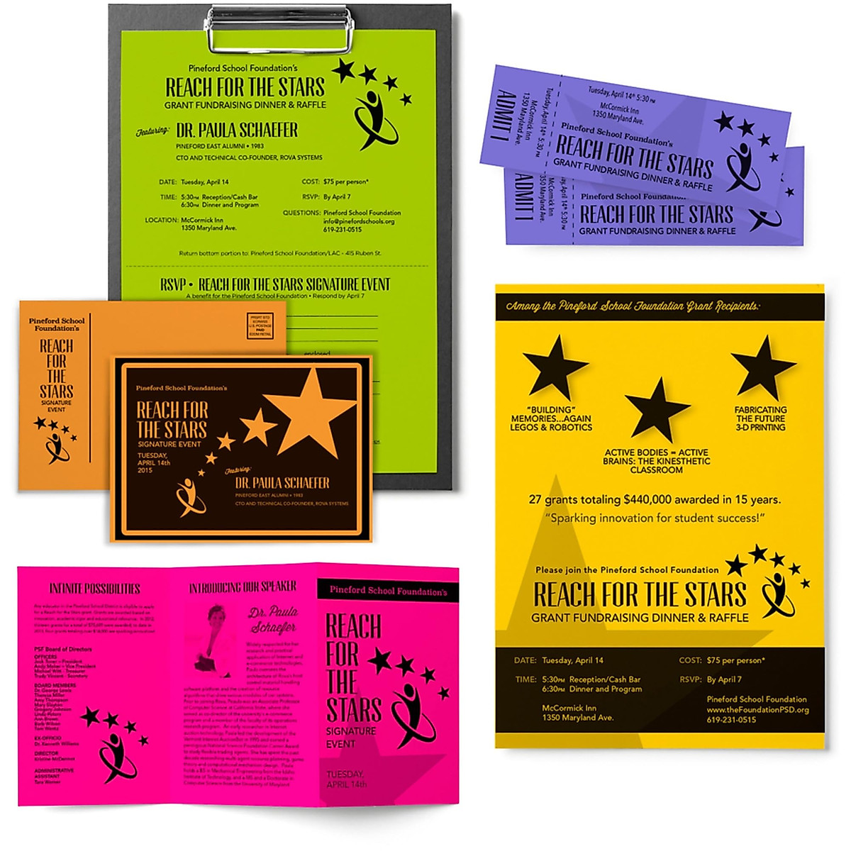 Astrobrights Colored Cardstock, 8.5" x 11", 65 lb., Happy Assortment, 250 Sheets