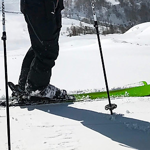 Cosmos 6 Pcs Trekking Pole Replacement Tips Walking Stick Tips Ski Poles Basket Snowflake Basket Mud Ski Basket Powder Baskets Rubber Feet Replacement Accessory for Hiking, Climbing, Camping, Ski