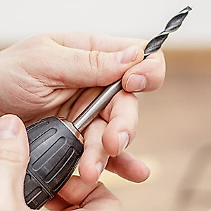 WEAVERBIRD 8PCS Brad Point Drill Bits,3-10mm Spiral Twist Wood Drill Bits Set High Speed Steel Reamer Set Woodworking Electric Drill Hole Opener Wood Drill Bit Set Reaming Drill for Wood Drill Bit Set