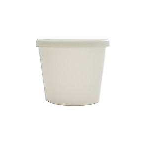 Vito's Famous Deli Container with Lid, 8 Ounce (Pack of 40) | Leak proof | Freezer safe