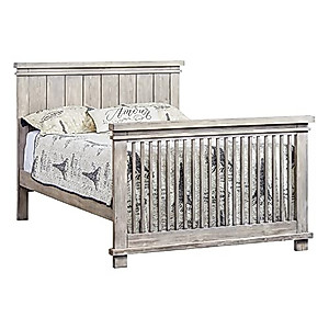 Soho Baby 43088930 Hampton Crib to Full-Size Bed Conversion Kit, Smooth Stone Wash Finish, GreenGuard Gold Certified