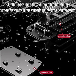 QruiLanTu Clothes Drying Rack Wall Mounted Retractable Clothes Drying Rack Space-Saver Laundry Drying Rack Collapsible(Tri-Fold) for Balcony, Laundry, Bathroom, Patio, Apartment, Dormitory（Dark Grey）