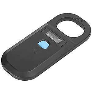 Pet Microchip Scanner, Handheld Pet ID Scanner Animal Microchip Reader with High Brightness Screen, Non?Contact Pet ID Tag Scanner Supports for EMID/FDX?B / ISO1784/85 (Black)