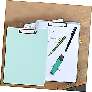 2pcs A4 Folder Board Nursing Clip Board Paper Binder Clipboard A4 Letter Size Clipboards Clipboard Hardboard Clipboard Exam Paper Clips A4 Clip Boards for Metal Thin