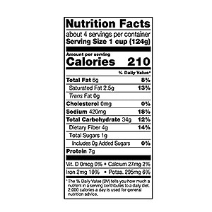 Ancient Harvest Microwavable Quinoa Sea Salt, USDA Organic, Non-GMO ingredients, Ready to Eat, Vegan Plant Based Protein, Gluten-Free, No Refrigeration Required, Family Size 16oz (Pack of 6)